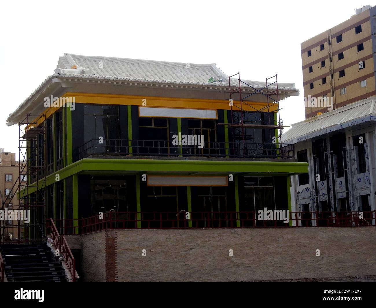 Cairo, Egypt, November 23 2022: new building that is still under ...