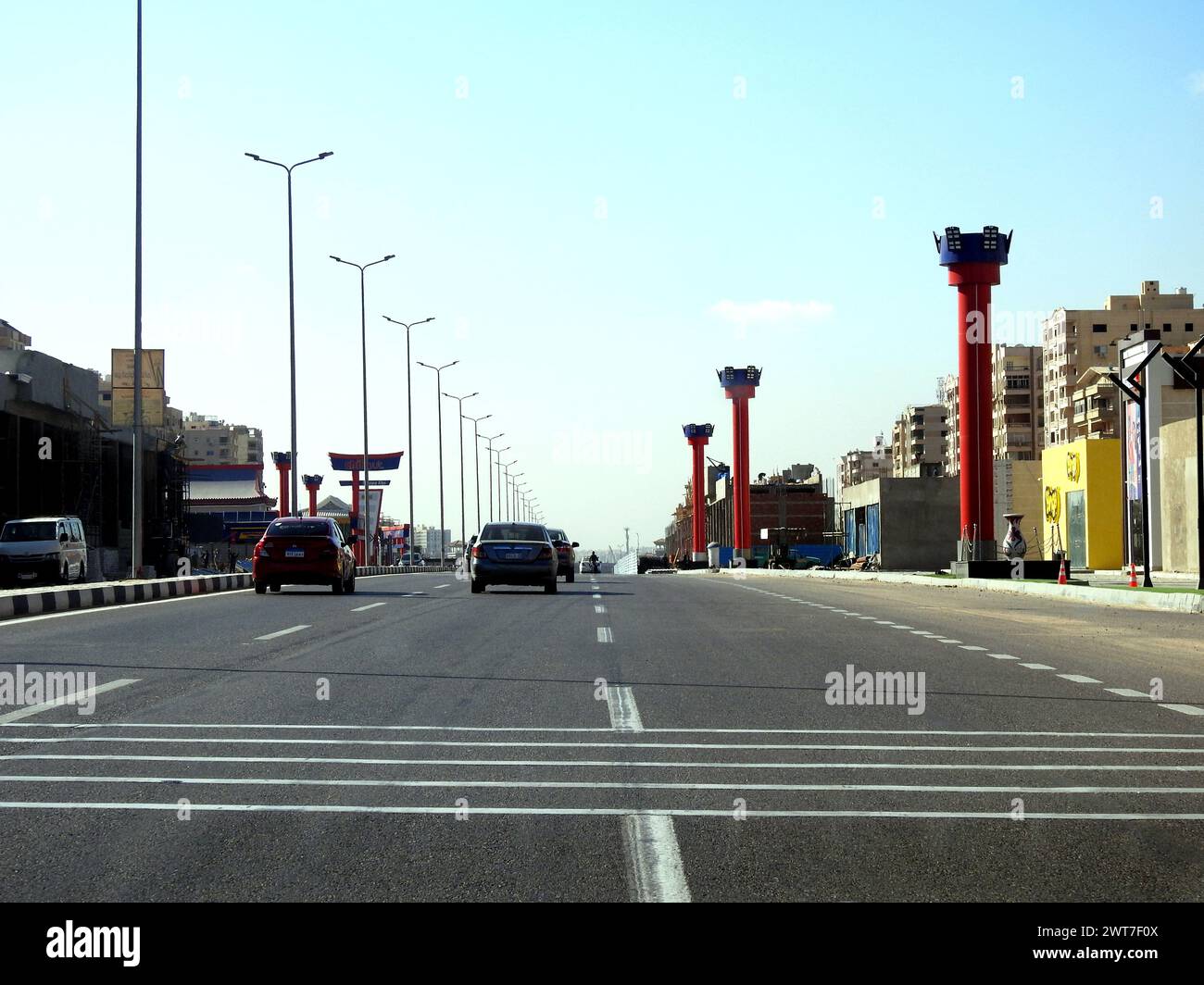 Cairo, Egypt, December 7 2022: Shinzo Abe axis patrol highway in Egypt ...