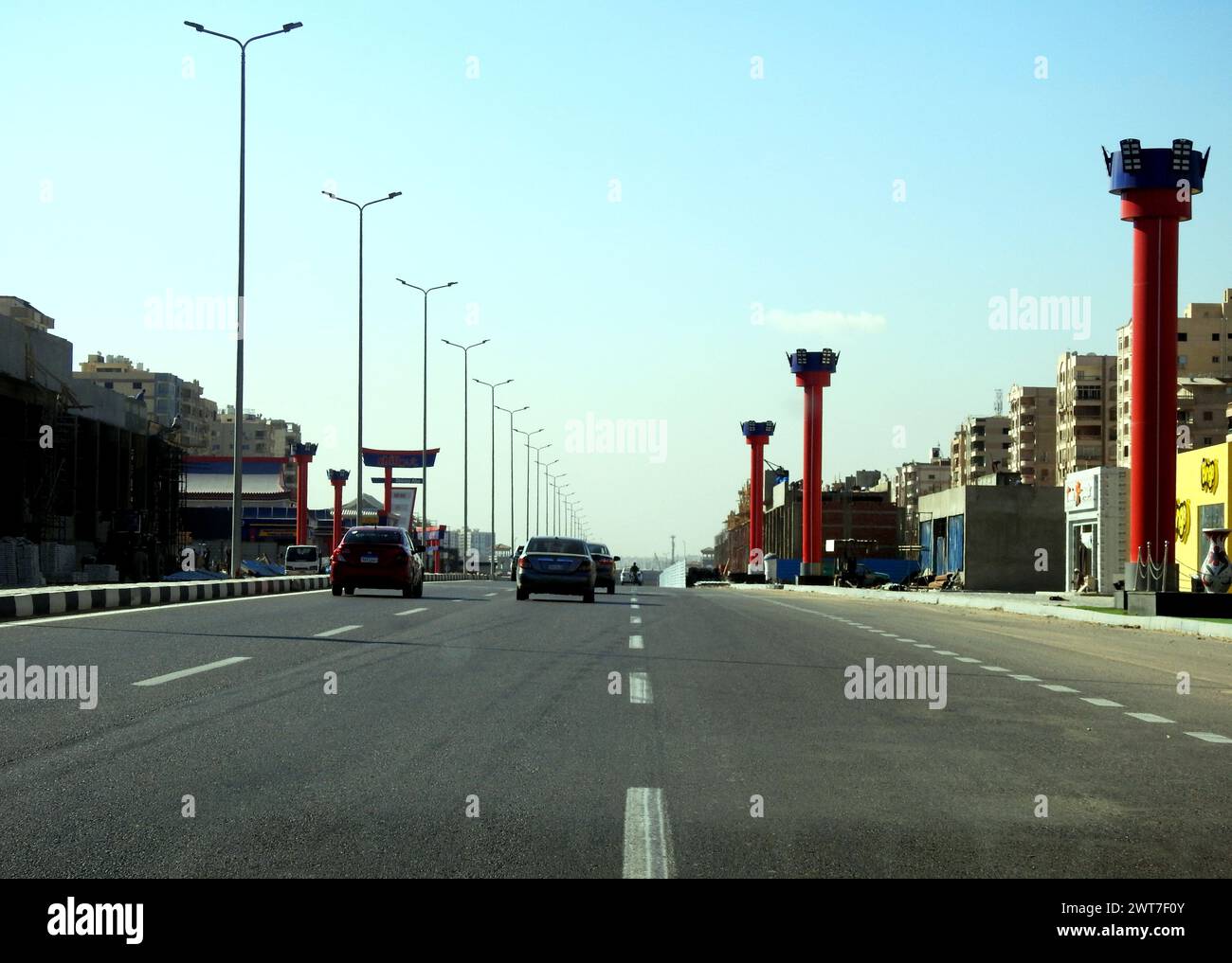 Cairo, Egypt, December 7 2022: Shinzo Abe axis patrol highway in Egypt ...