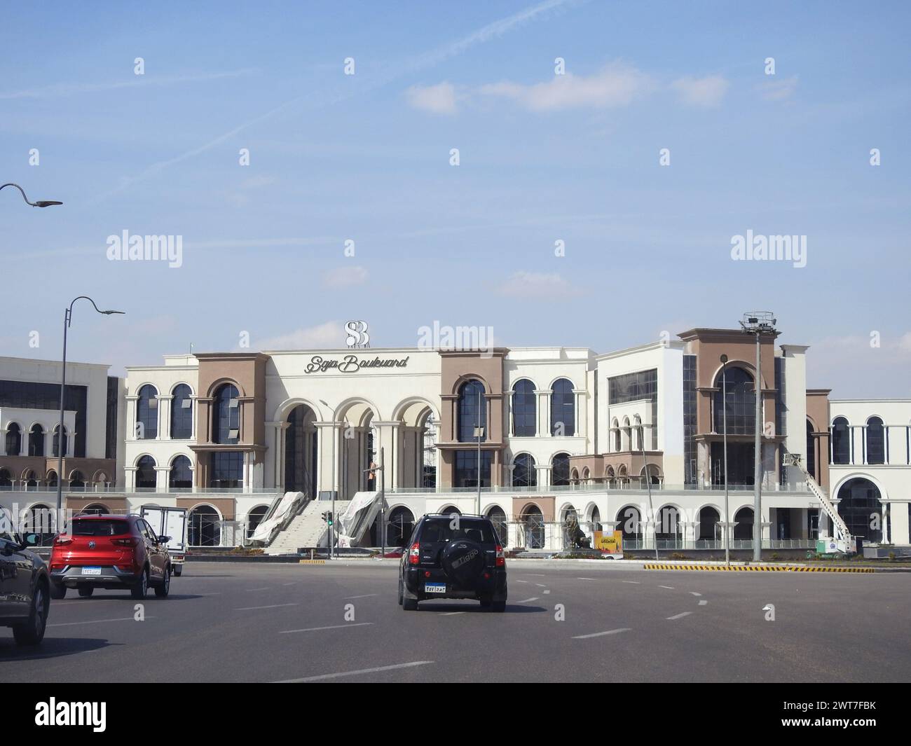 Cairo, Egypt, March 15 2024: Saja Boulevard Mall in New Cairo city ...