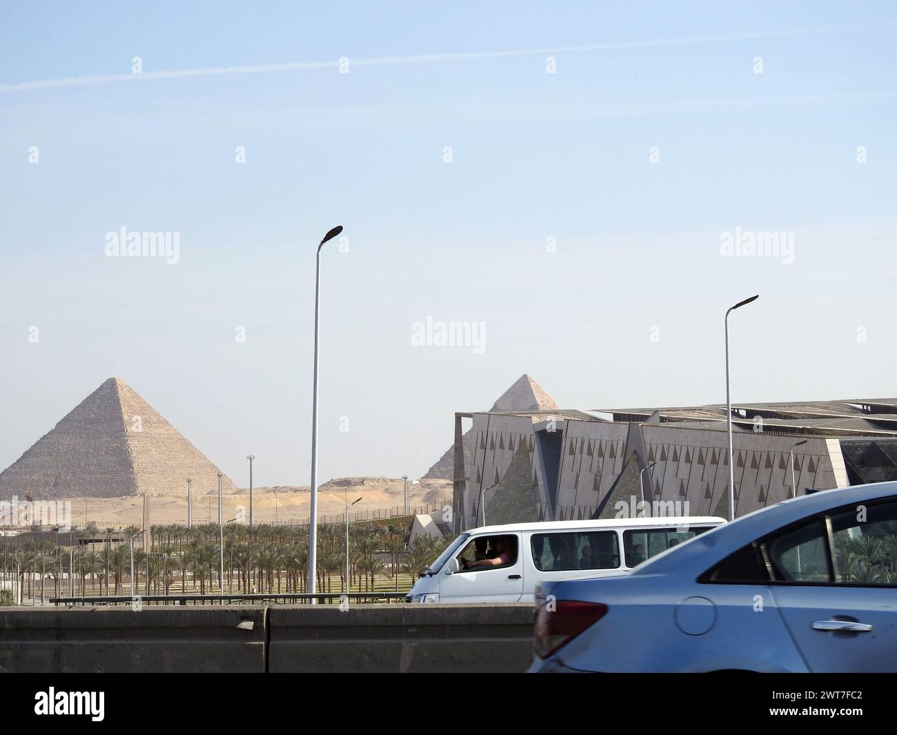 Giza, Egypt, March 15 2024: The Grand Egyptian Museum GEM at day time ...