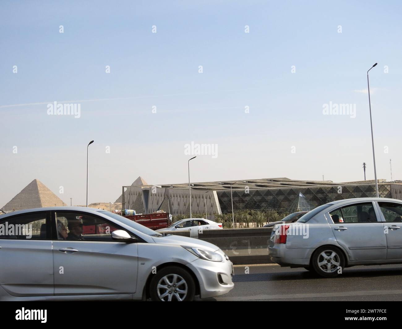 Giza, Egypt, March 15 2024: The Grand Egyptian Museum GEM at day time ...