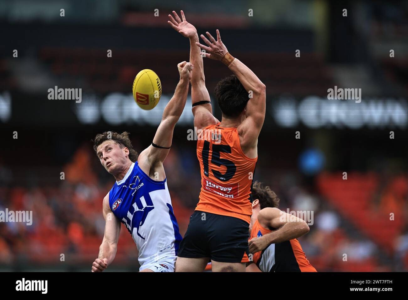 Sydney, Australia. 16th Mar, 2024. Nick Larkey of the Kangaroos ...