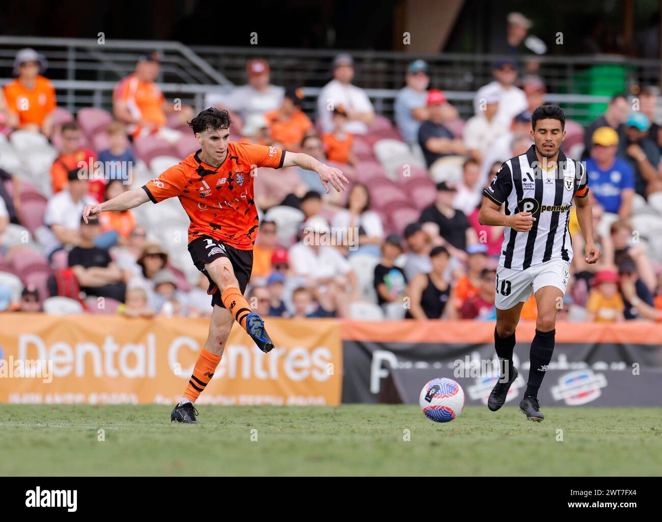 Brisbane, Australia. 16th March 2024. Henry Hore (13 Brisbane) in ...