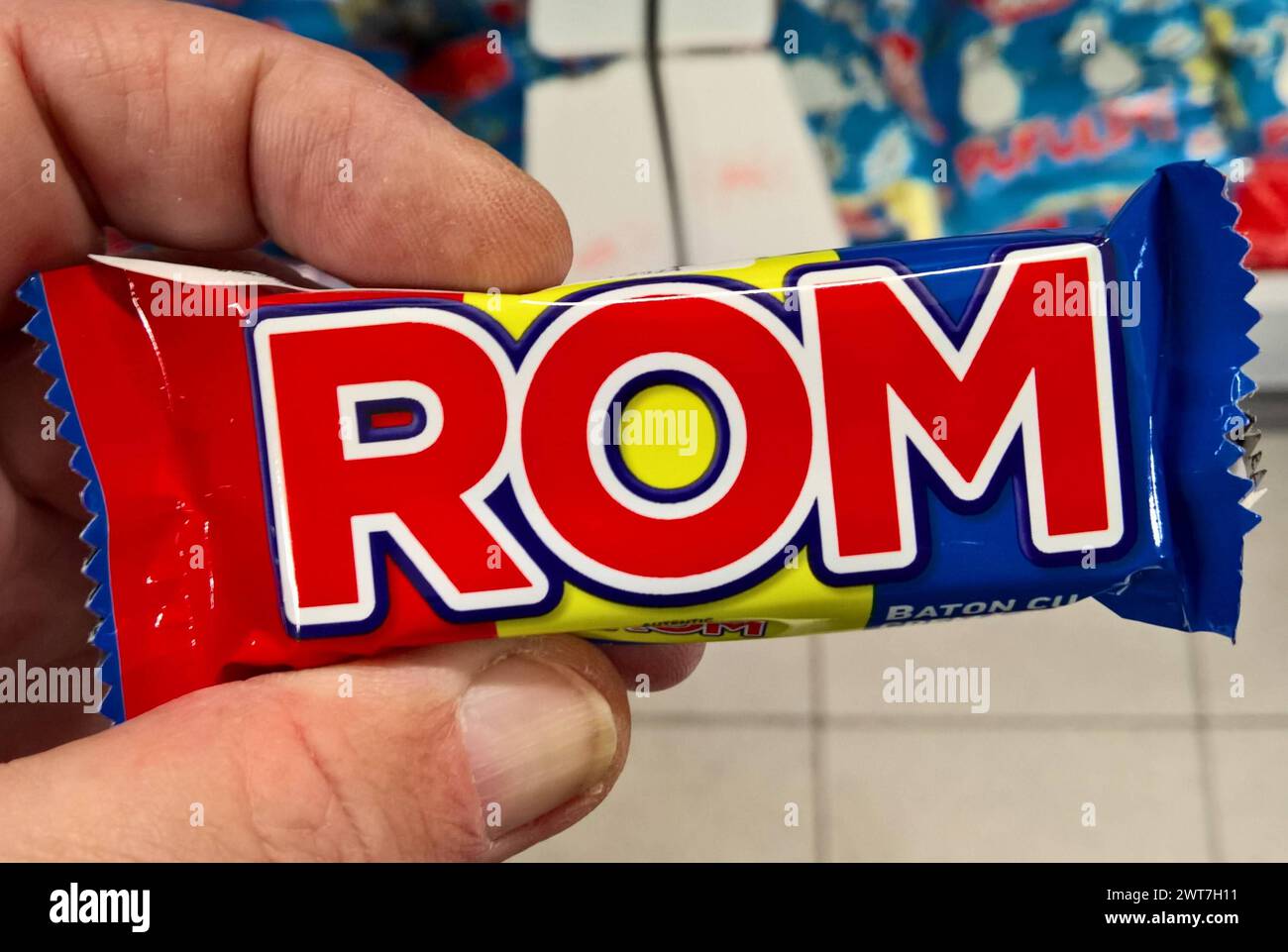 ROM Autentic - Baton Cu Crema, Rum Schokoriegel aus Rumänien *** ROM ...