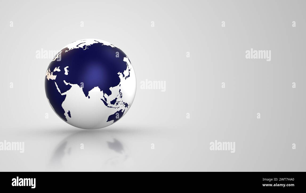 3d globe earth spinning on hi-res stock photography and images - Alamy