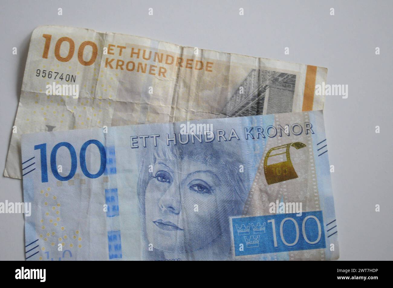 Copenhagen, Denmark /16 March 2024/Nordic currency Swedish kronor and ...