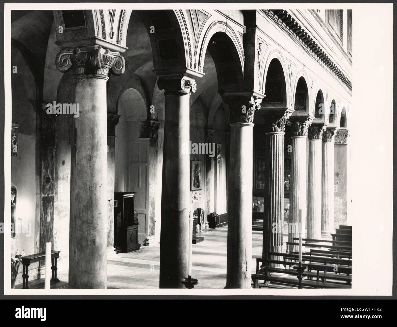 Lazio Roma Rome S. Nicola in Carcere7. Hutzel, Max 1960-1990 Medieval ...