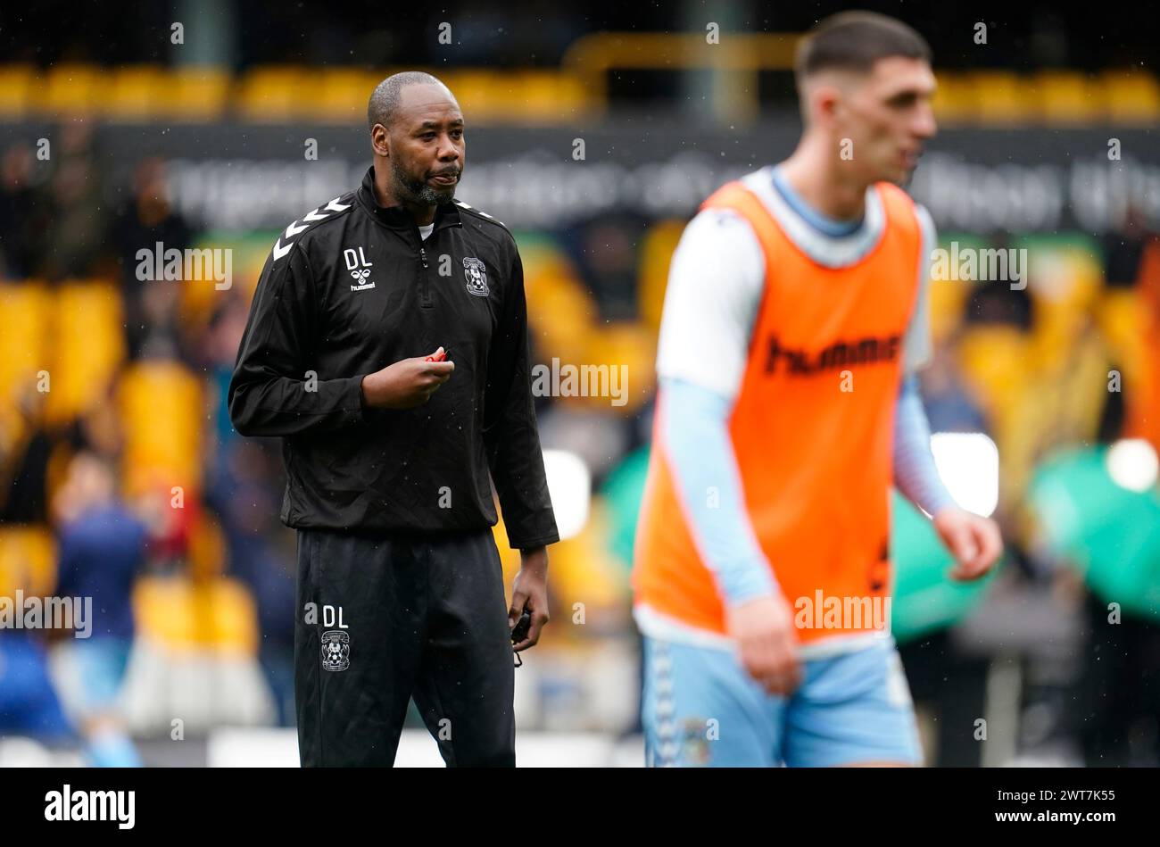 Coventry City first-team coach Dennis Lawrence before the Emirates FA ...