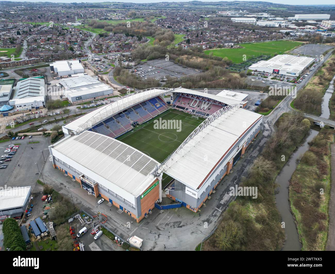 Aerial view of blackpool football stadium hi-res stock photography and ...