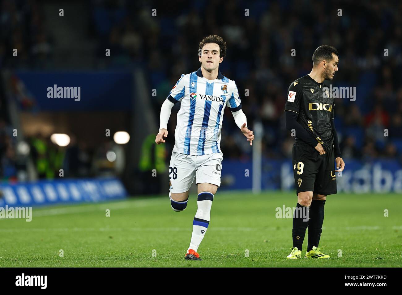 San Sebastian, Spain. 15th Mar, 2024. Jon Magunazelaia (Sociedad ...