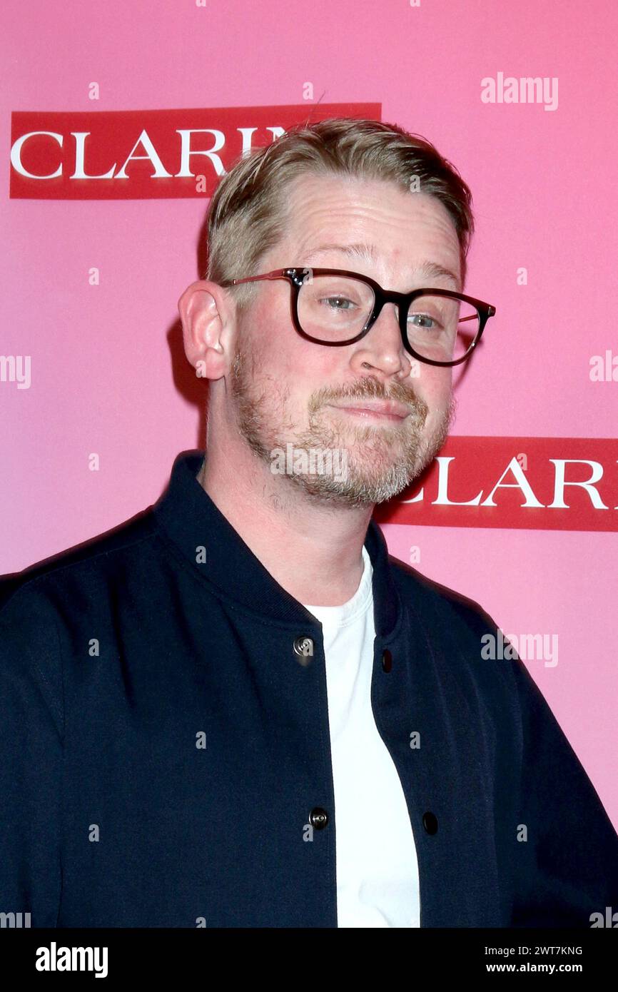 LOS ANGELES - MAR 15: Macaulay Culkin at the Clarins New Product Launch ...