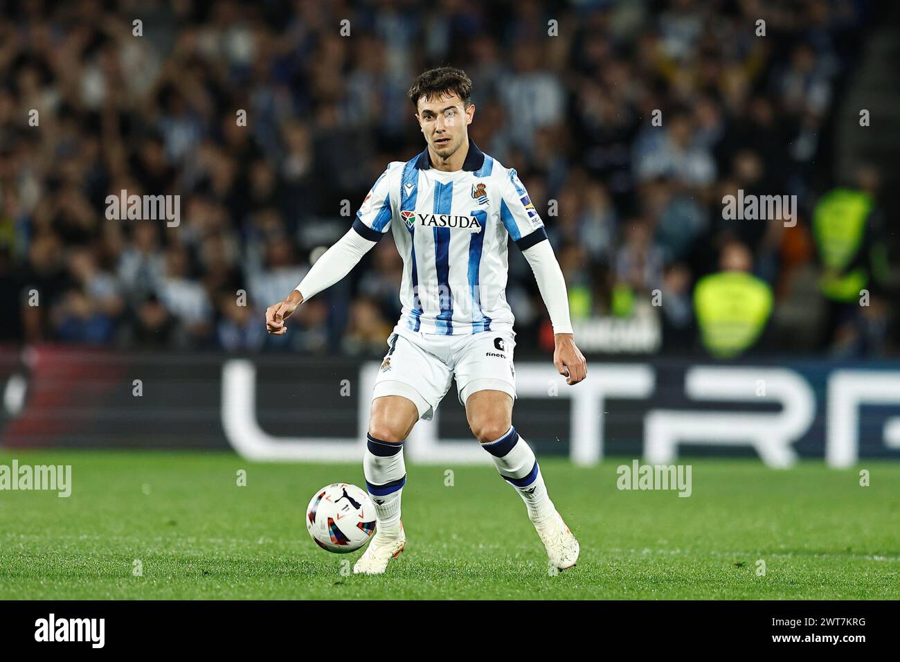San Sebastian, Spain. 15th Mar, 2024. Martin Zubimendi (Sociedad ...