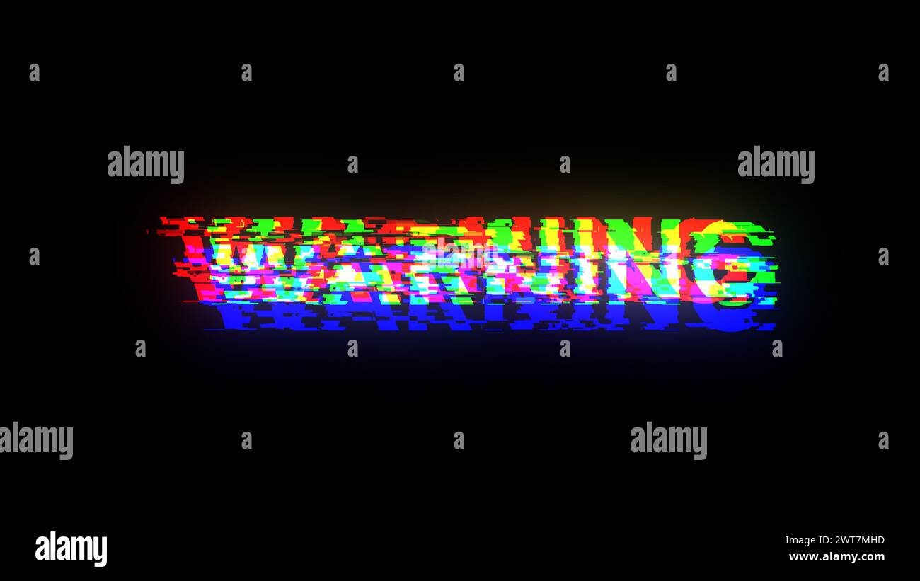 Distorted screen hi-res stock photography and images - Alamy