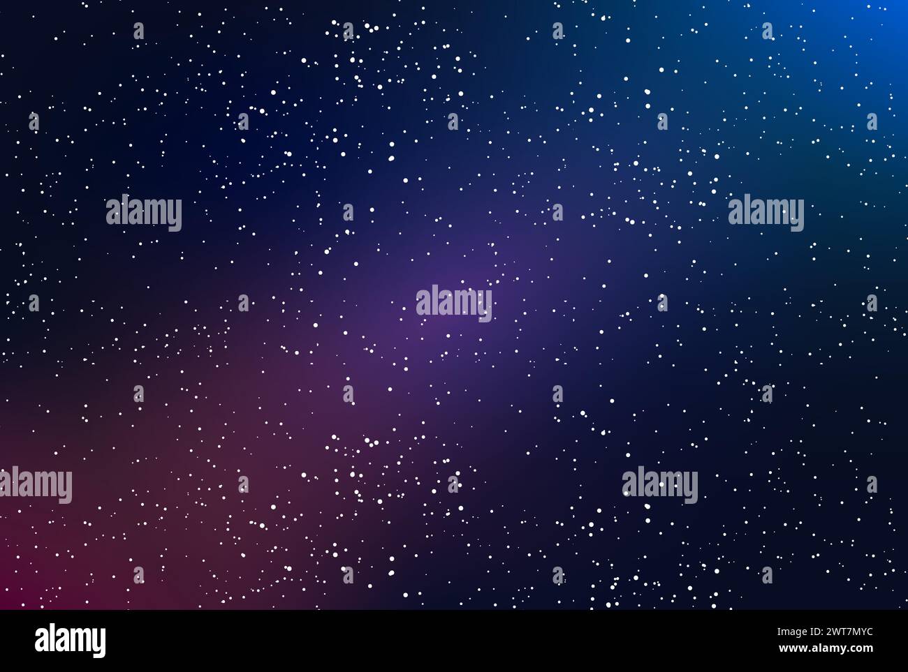 Outer space, starry night sky with glow, nebula, cosmos and galaxy ...