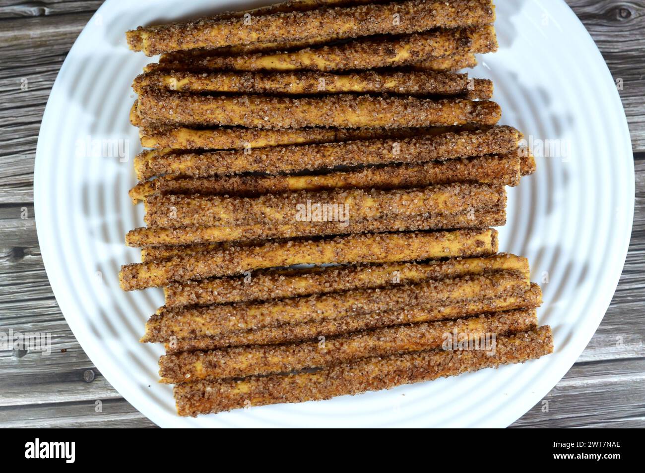 Brown sugar cinnamon breadsticks, grissini, grissino or dipping sticks ...