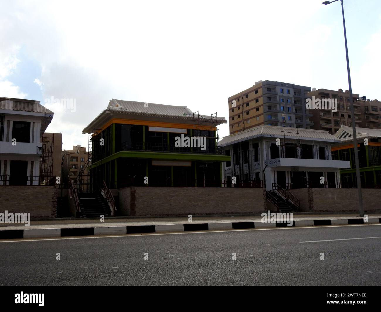 Cairo, Egypt, November 23 2022: new building that is still under ...