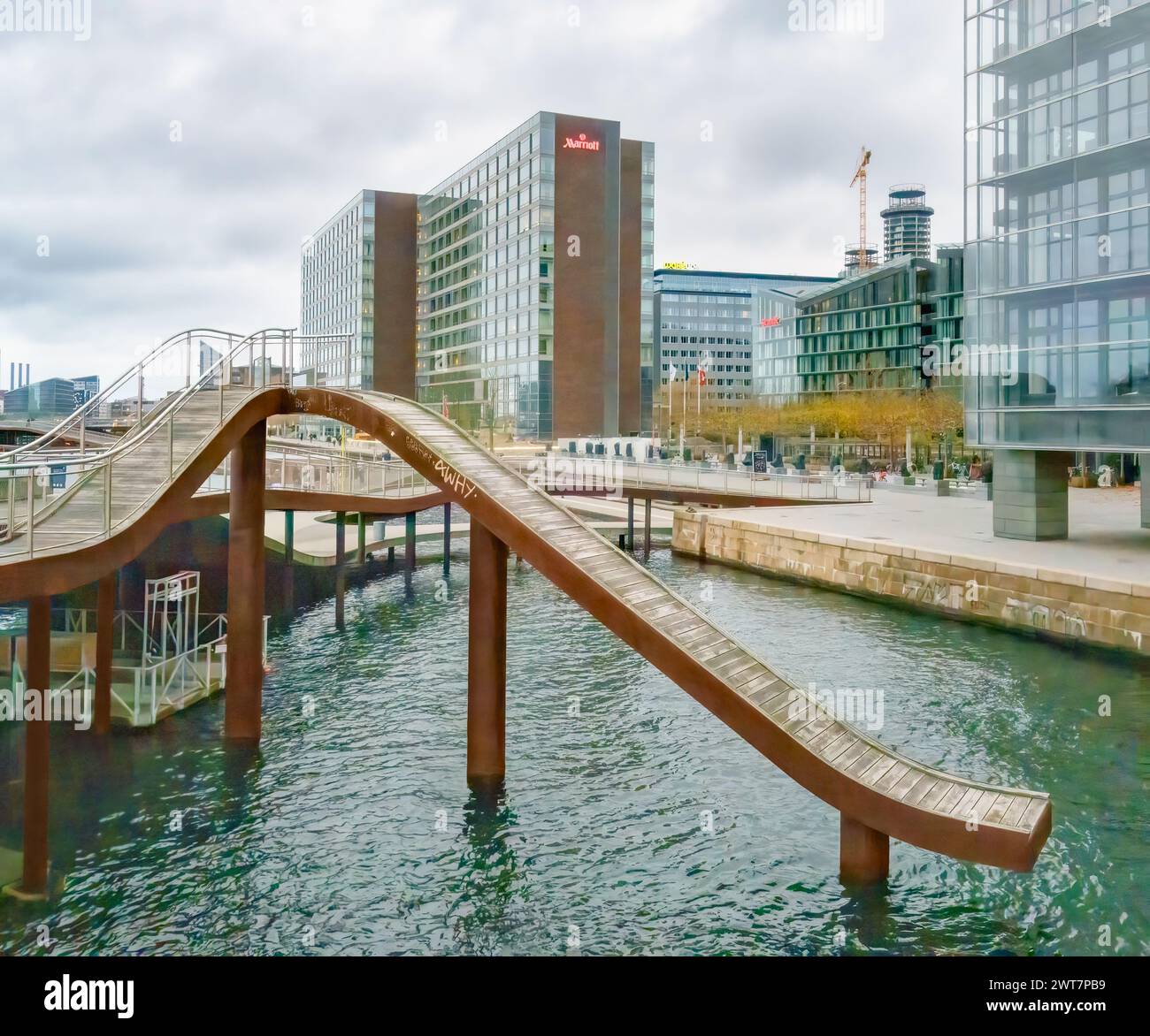 Copenhagen, Denmark - Kalvebod Waves (Kalvebod Bølge) outdoor swimming ...