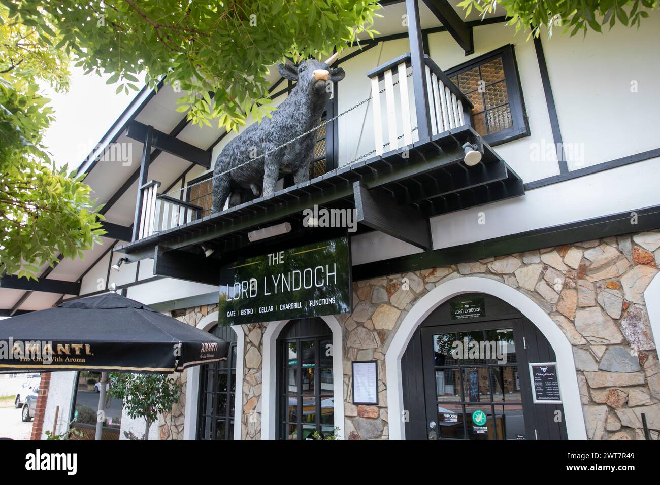 The Lord Lyndoch restaurant and bar in the Barossa Valley town of ...