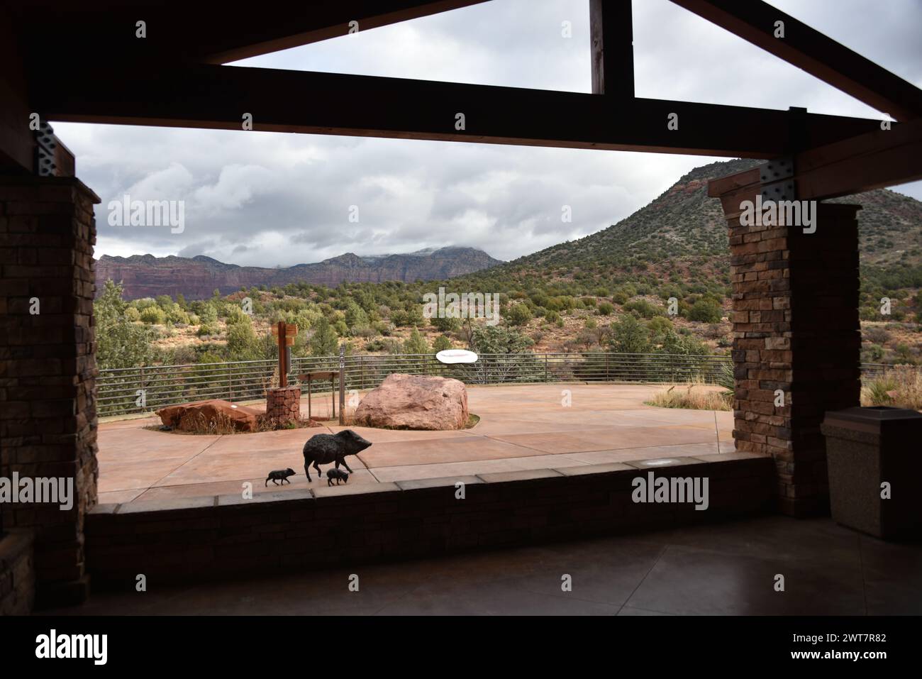 Sedona, AZ. U.S.A. 2/3/2024. U.S. Forest Service Red Rock Ranger ...
