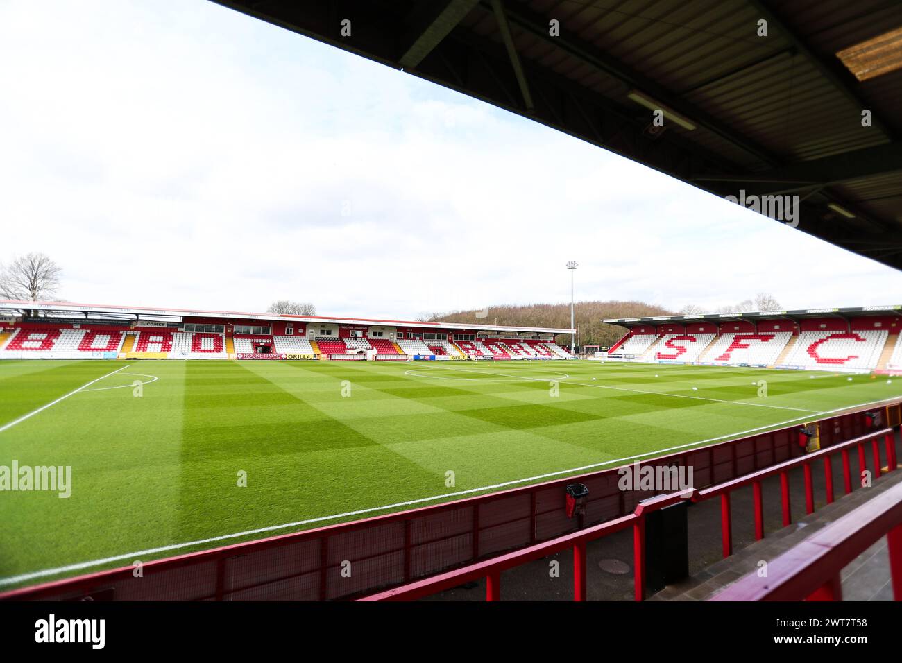 A general view of the Lamex Stadium prior to the Sky Bet League One ...