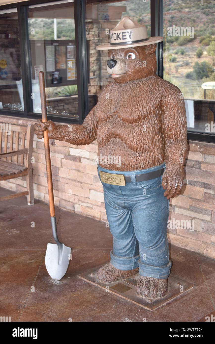 Sedona, AZ. U.S.A. 2/3/2024. U.S. Forest Service Red Rock Ranger ...