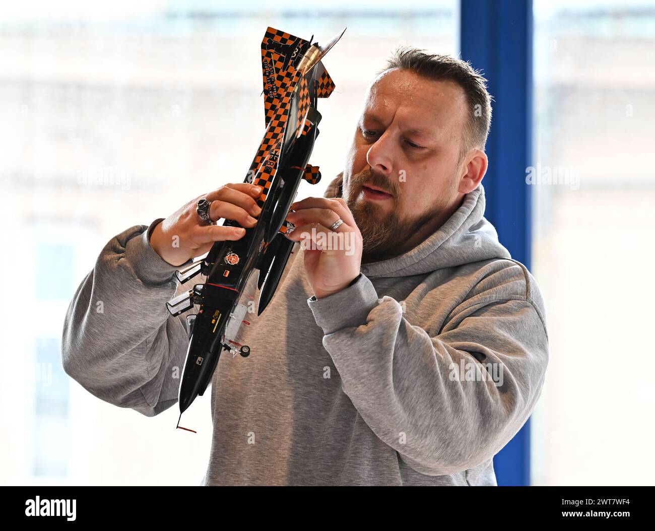 Jihlava, Czech Republic. 16th Mar, 2024. Traditional spring modeling ...