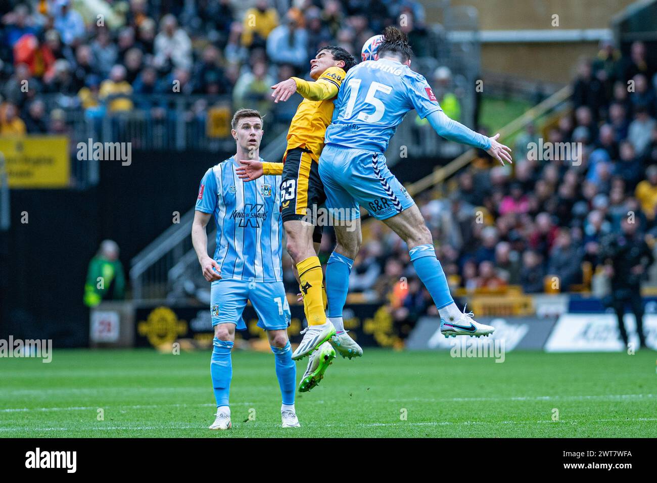 Wolverhampton, UK. 16th Mar, 2024. 16th March 2024; Molineux Stadium ...