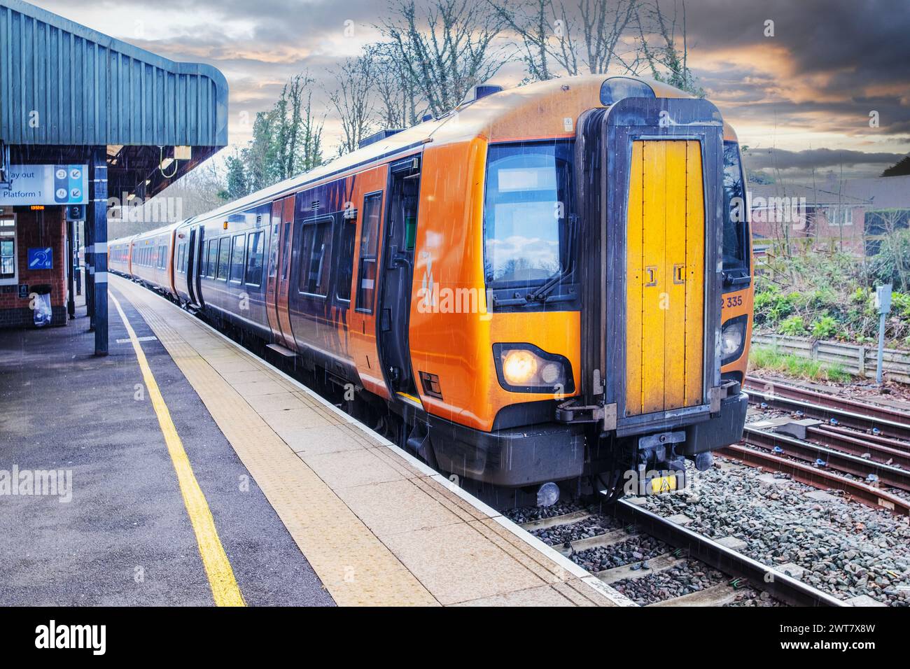 British Rail Railways Network Rail suburban passenger commuter railway ...
