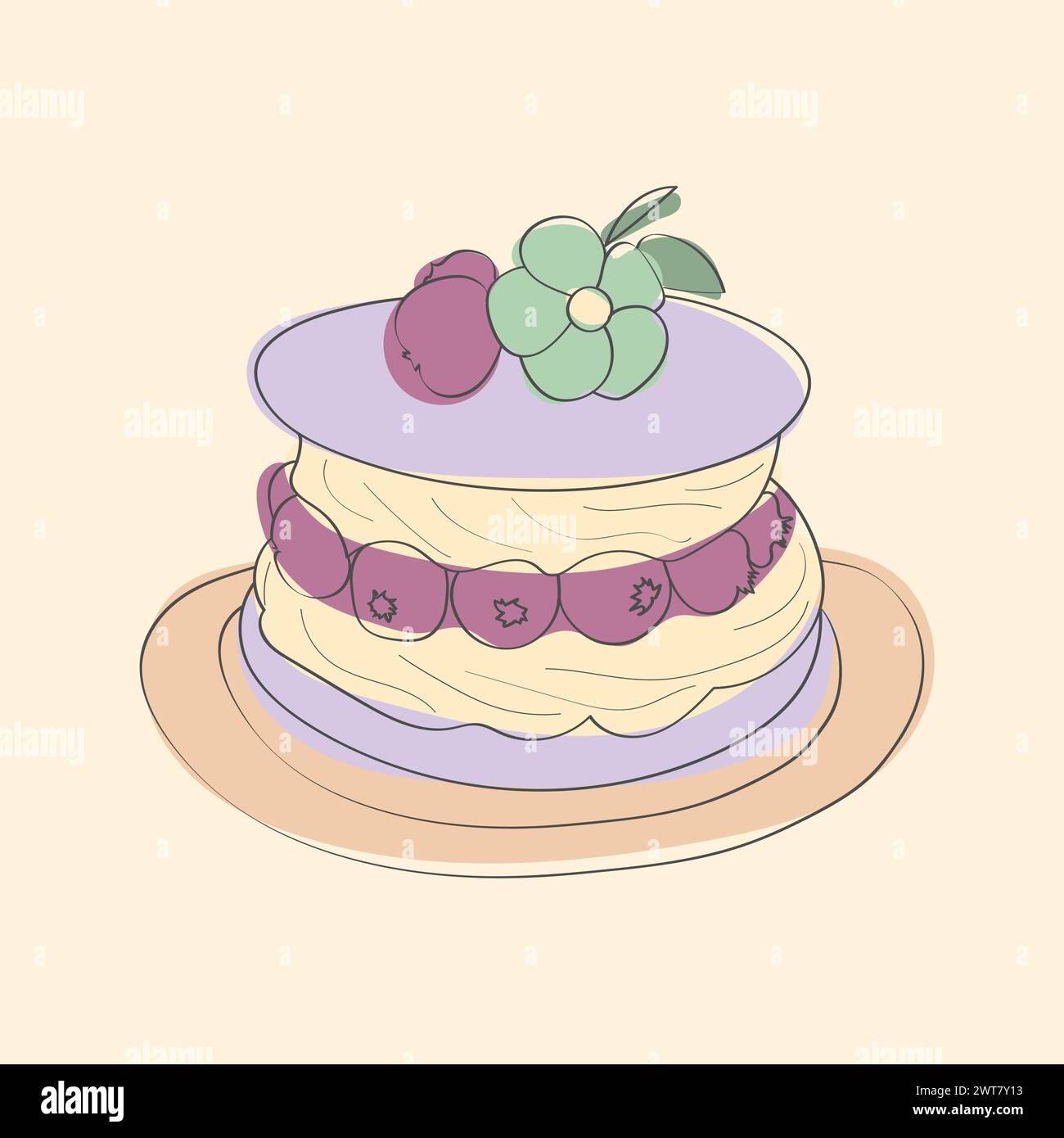 Edible textures Stock Vector Images - Alamy