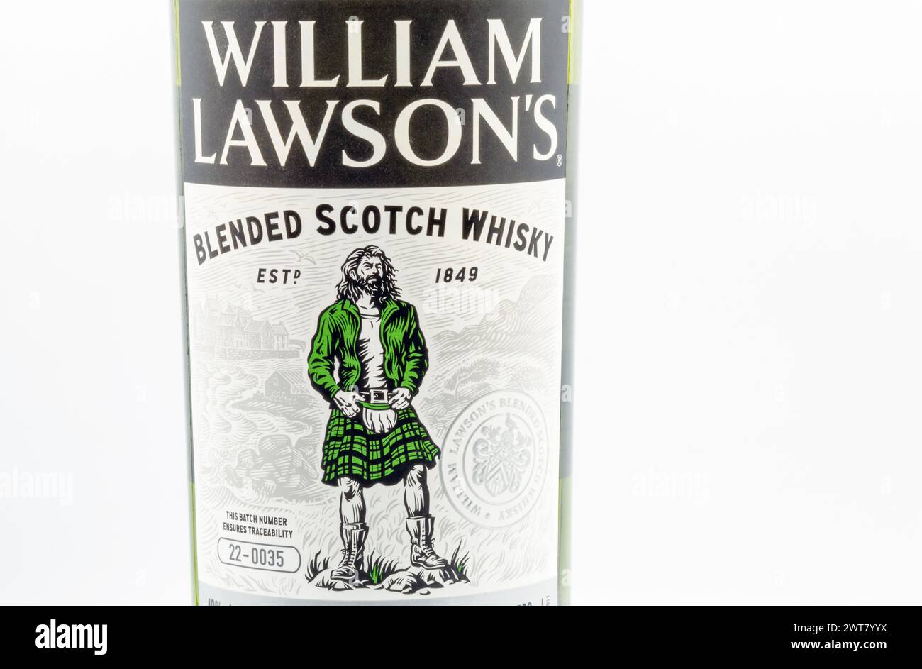 William Lawson Logo Vintage William Lawson's Glass , Great Scotch, No