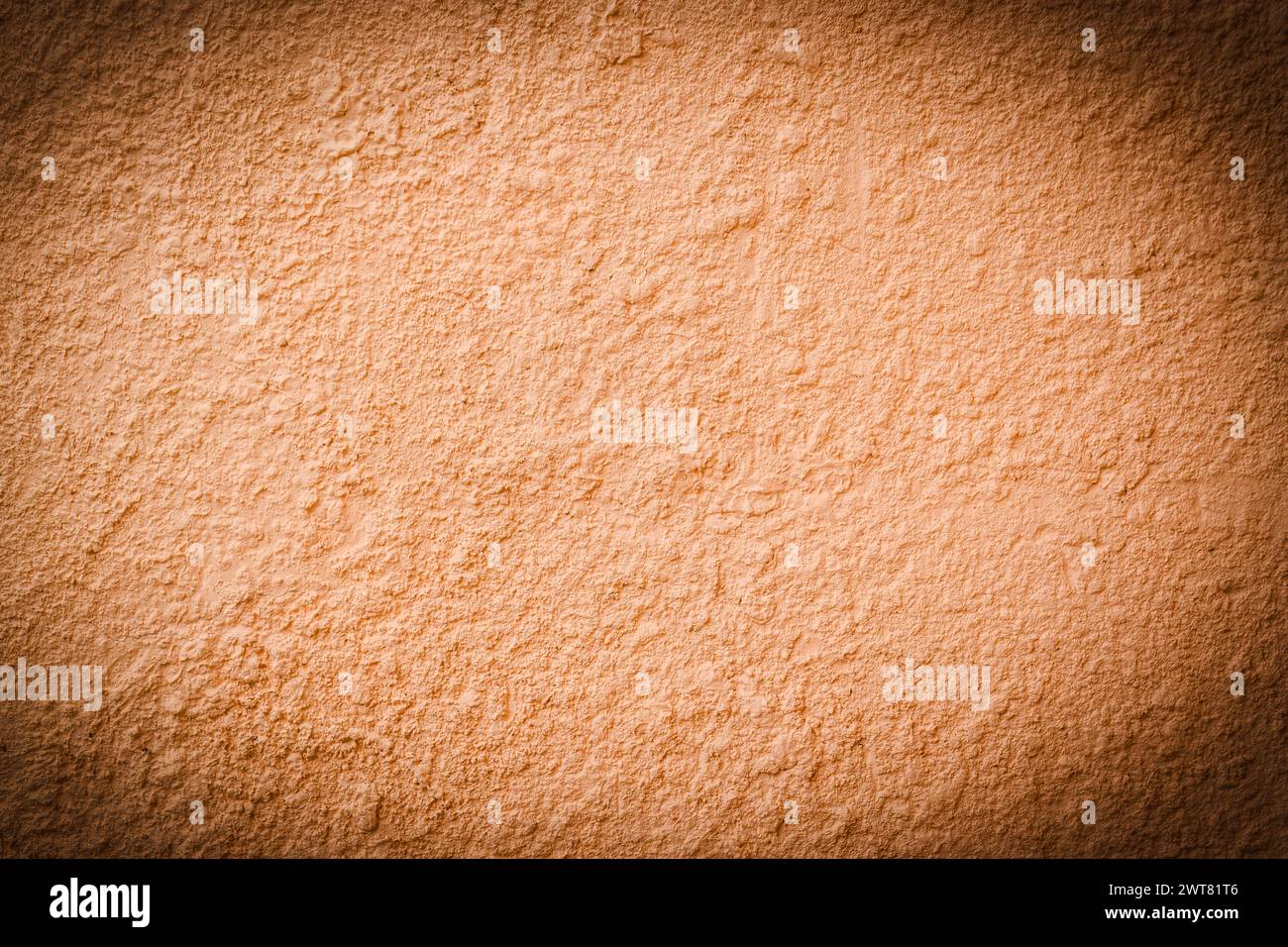 Weathered plaster wall with cracks and paint splatters as a grungy ...