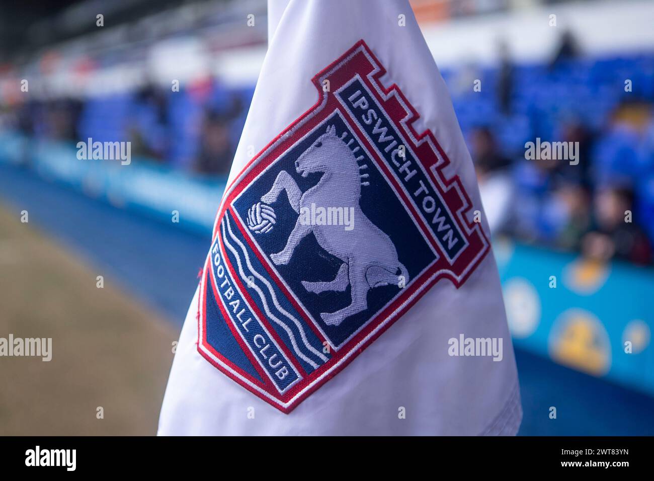 Ipswich town fc flag hi-res stock photography and images - Alamy