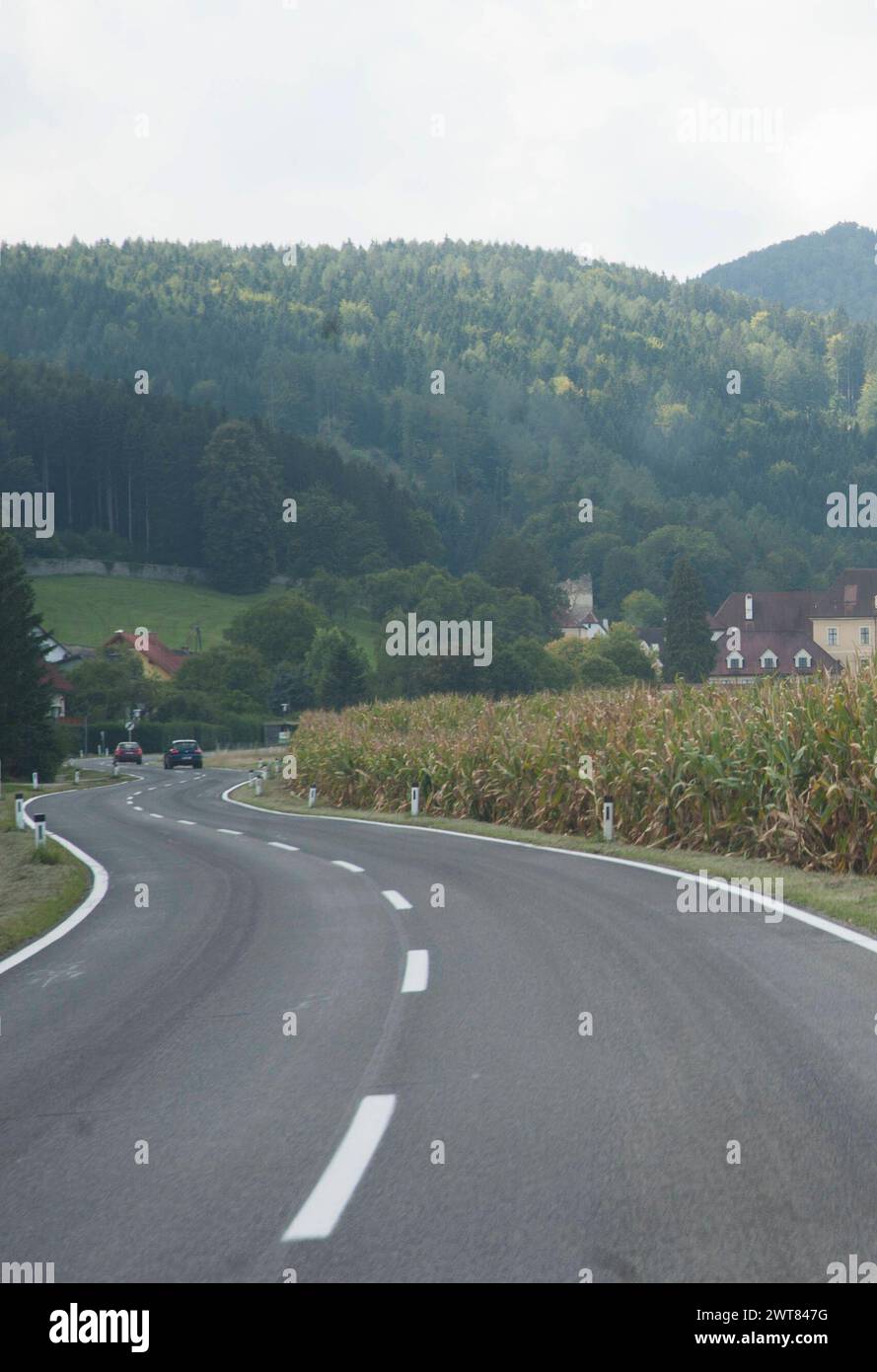 a traffic route or transport route as infrastructure for mobility ...