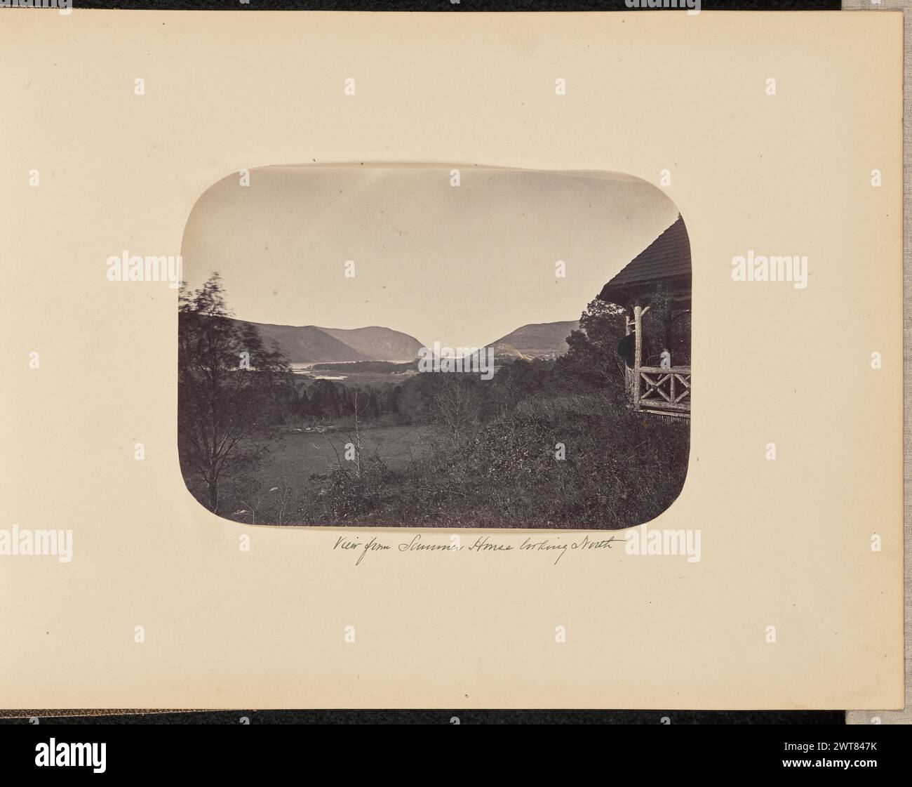 View from Summer House looking North. Probably Charles de Rham ...