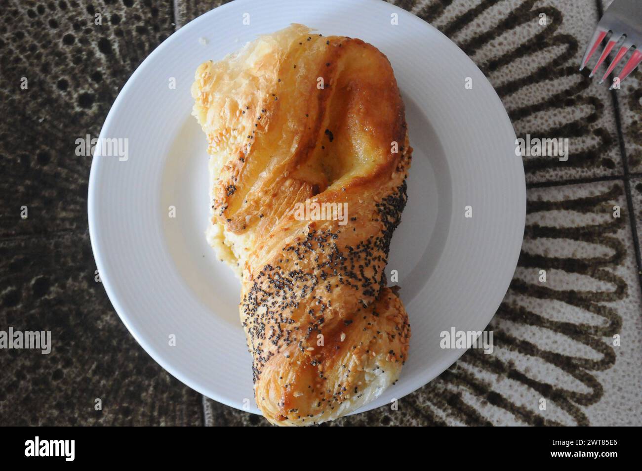 Copenhagen, Denmark /16 March 2024/. Danish cake frosnappere on plate ...