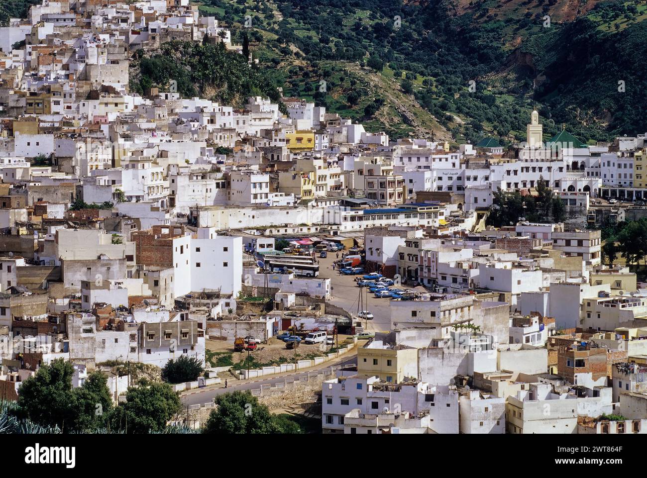 Moulay Idris, burial place of Idris I, founder of the first Arab-Muslim ...