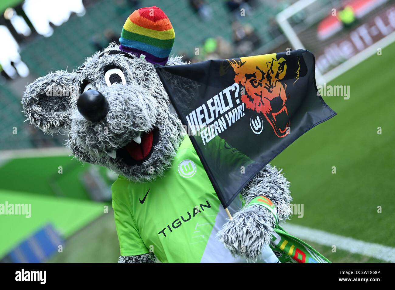 Wolfsburg, Germany. 16th Mar, 2024. Soccer: Bundesliga, VfL Wolfsburg ...