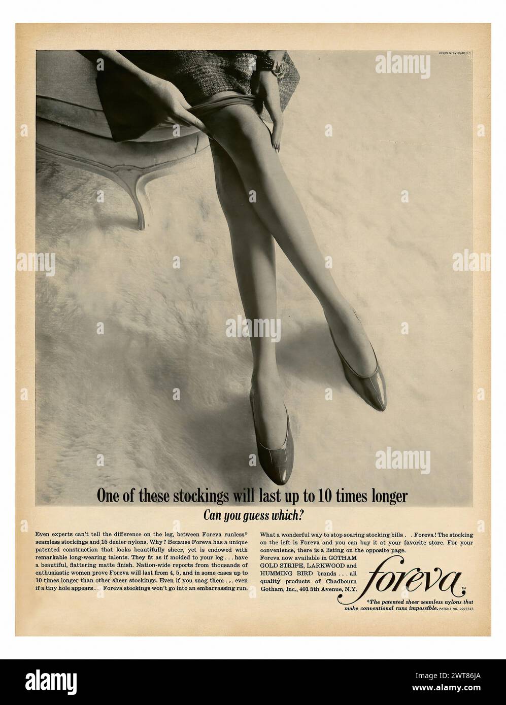 Foreva Runless Seamless Stockings - Vintage american magazine press ...