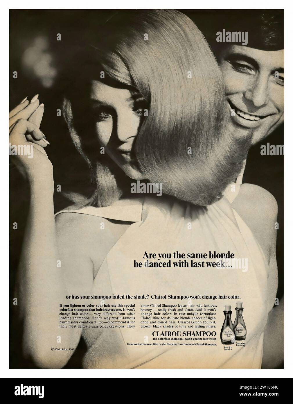 Clairol Shampoo (1966) - Vintage american magazine press advertising ...