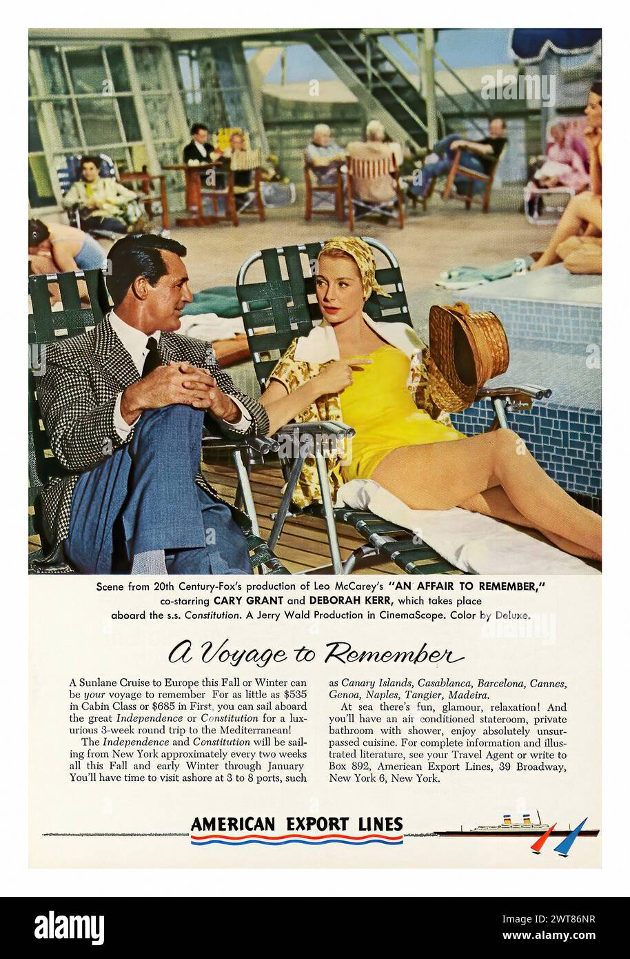 American Export Lines (1957) - Vintage american magazine press ...