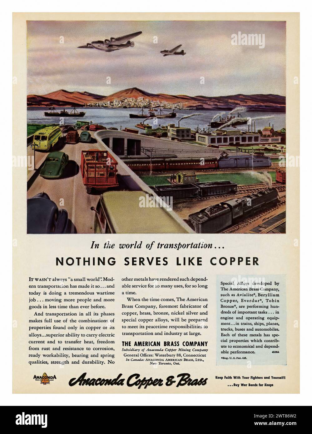 Anaconda Copper & Brass (1945) - Vintage american magazine press ...