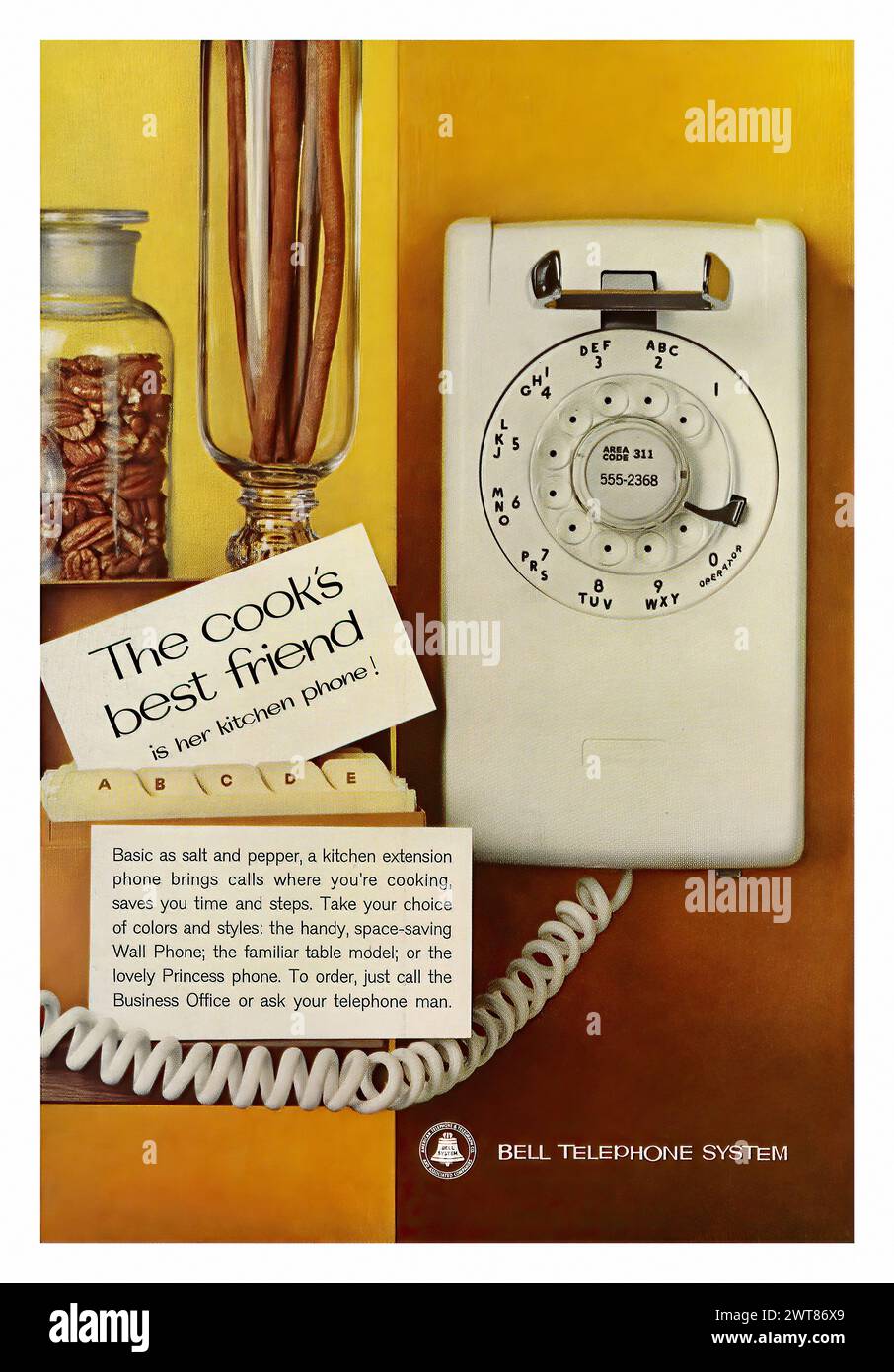 Bell Telephone System - Vintage american magazine press advertising ...