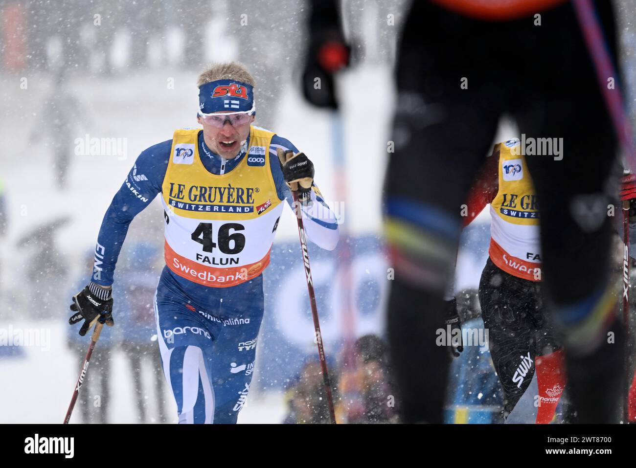 Iivo Niskanen, Finland, in action during in the Men's 10 km classic FIS ...