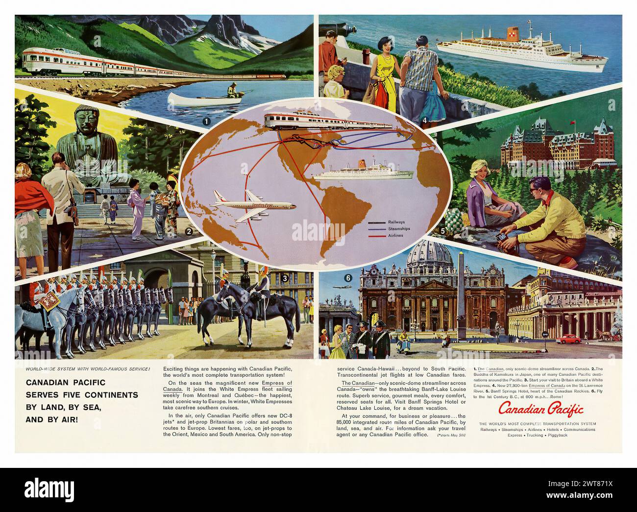 Canadian Pacific (1960) - Vintage american magazine press advertising ...