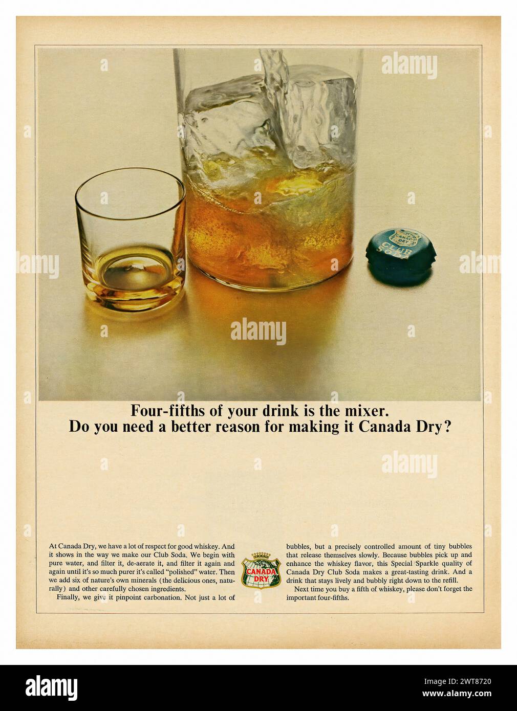 Canada Dry Club Soda - Vintage american magazine press advertising ...