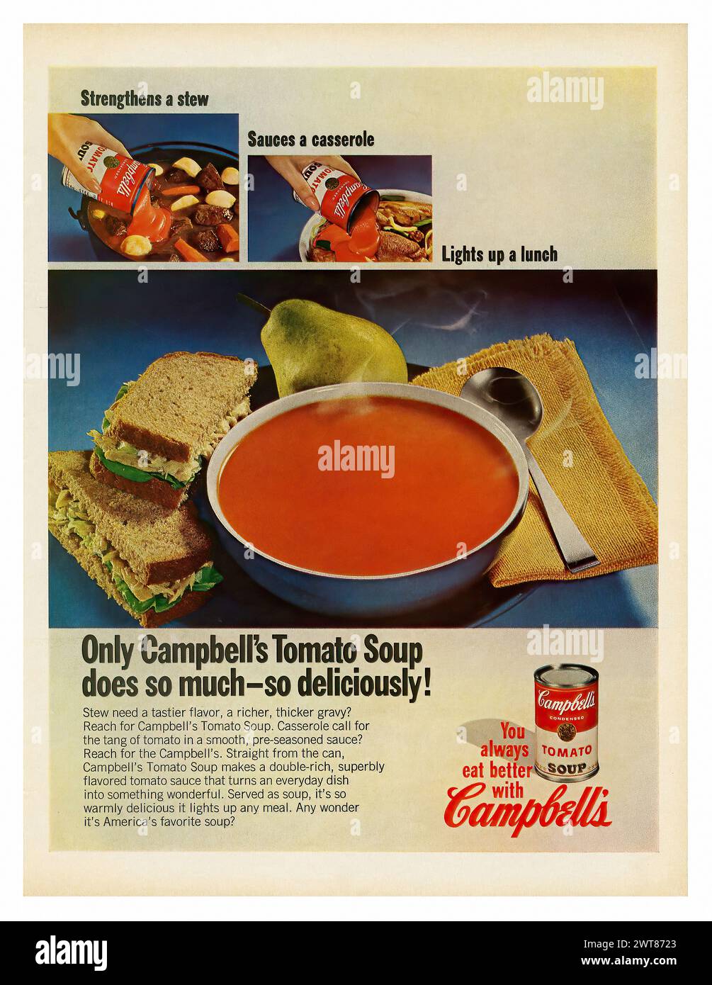 Campbell's Tomato Soup (1967) - Vintage american magazine press ...