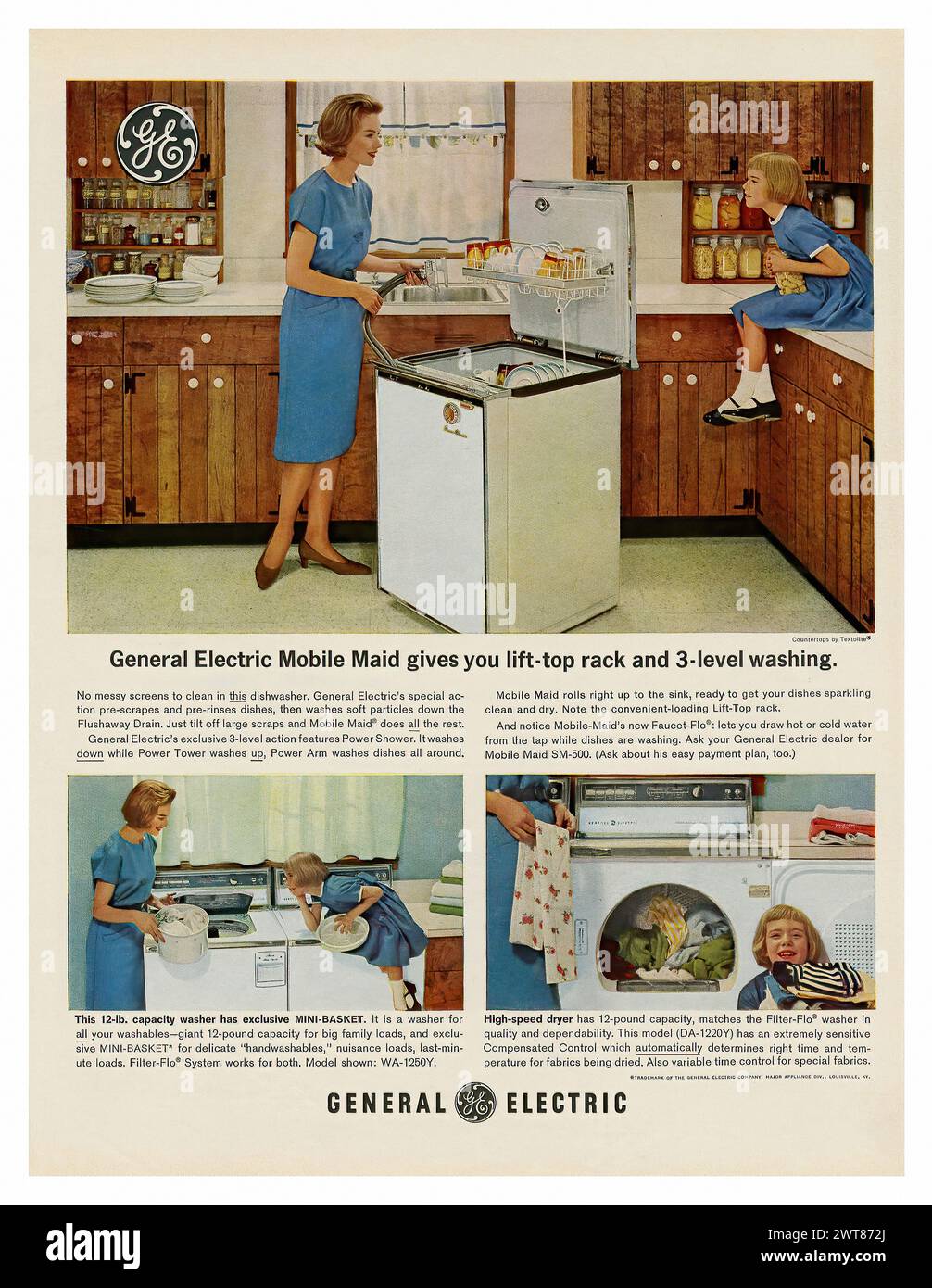General Electric Mobile Maid (1963) - Vintage american magazine press ...