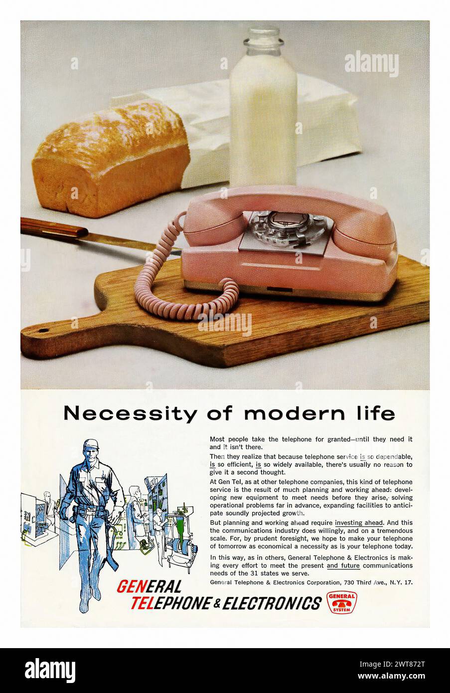 General Telephone & Electronics - Vintage american magazine press ...