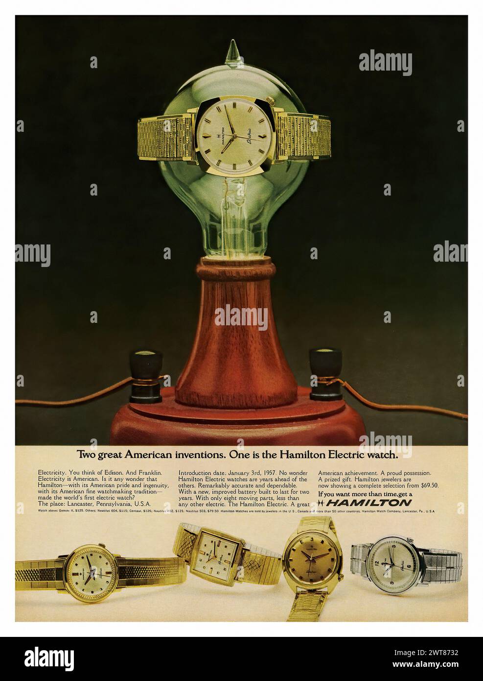 Hamilton Watch Company (1965) - Vintage american magazine press ...